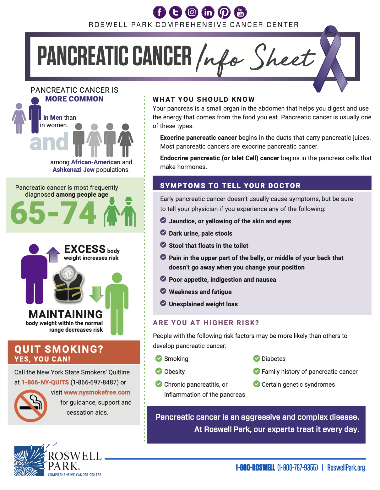 What is Pancreatic Cancer? | Roswell Park Comprehensive Cancer Center ...
