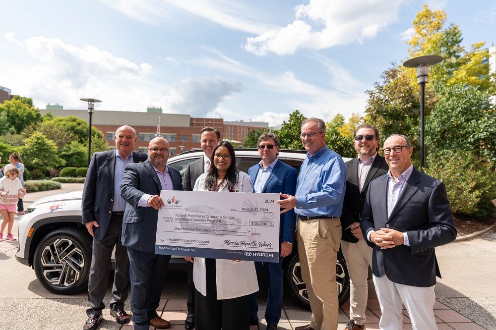 Hyundai Hope On Wheels Awards $100,000 to Roswell Park to Support ...