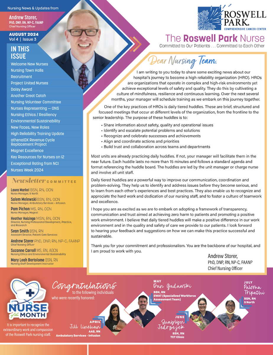 Nursing at Roswell Park | Roswell Park Comprehensive Cancer Center ...